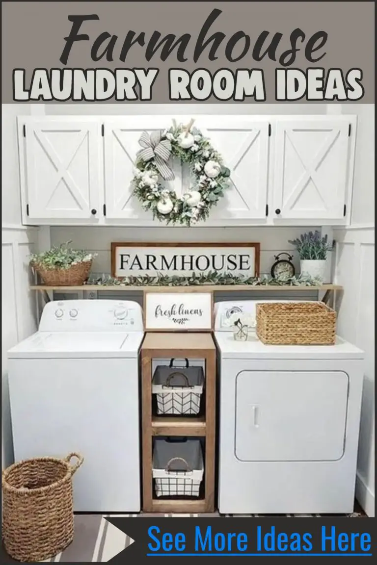 77 Farmhouse Laundry Room Ideas In Modern and Country Rustic Decor Style