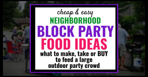 Cheap Easy Block Party Finger Foods - Best Snacks and Apps To Buy Make ...