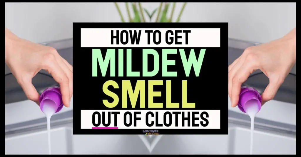 How To Get Mildew Smell OUT Of Clothes & Soured Laundry QUICKLY