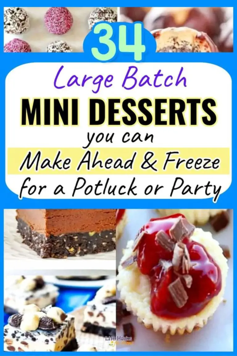 Mini Desserts That Freeze Well - 34 Easy Make Ahead Freezable Small ...