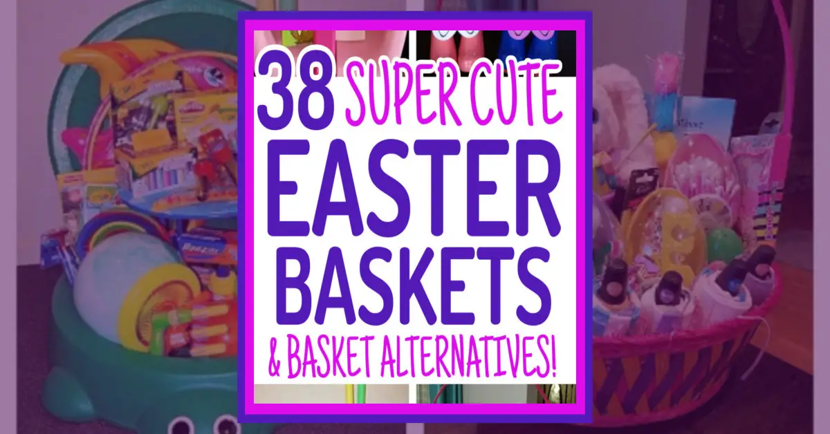 38 Super Cute Easter Baskets (and fun homemade DIY gift basket ...