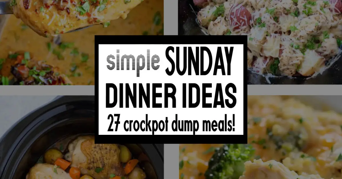 27 Crockpot Recipes For Easy Sunday Dinners (or after church meals!)